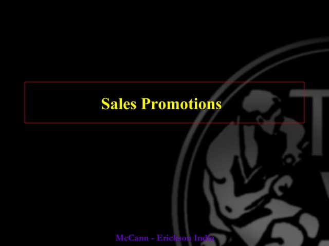 Sales Promotion Analysis Ppt
