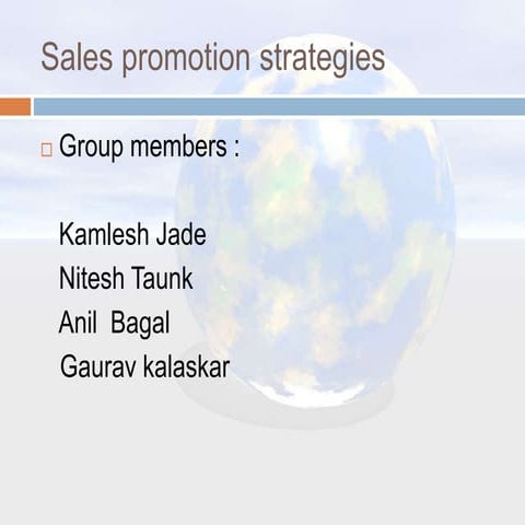 Sales promotion final | PPT