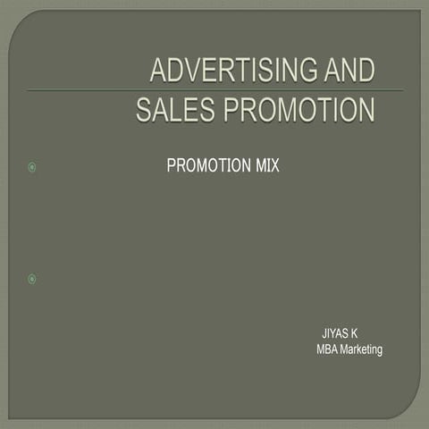 Sales promotion mix | PPT
