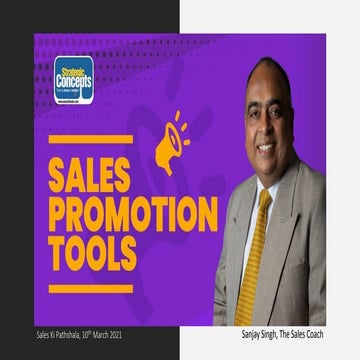 Sales promotion Tools | PPTX