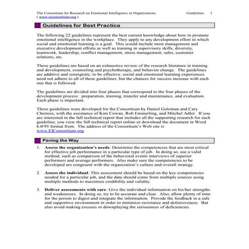 Performance Development best practices | PDF