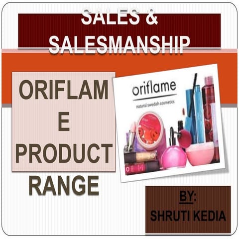 Sales & salesmanship | PPTX | Skin Care | Beauty