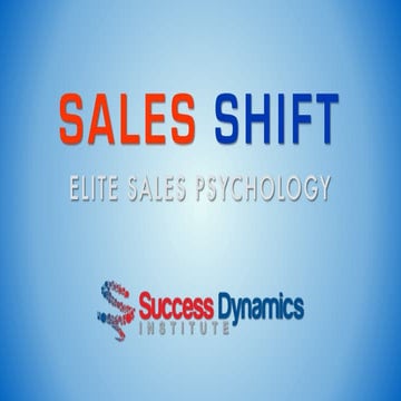 Sales shift overview (1) | PDF
