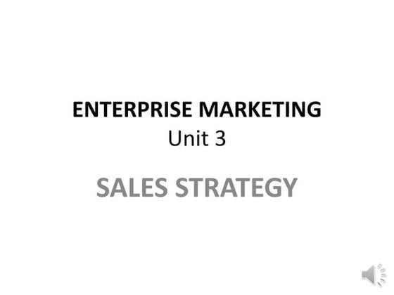 Marketing strategies | PPT