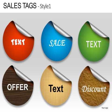 Sales tags style 1 powerpoint presentation templates | PPTX