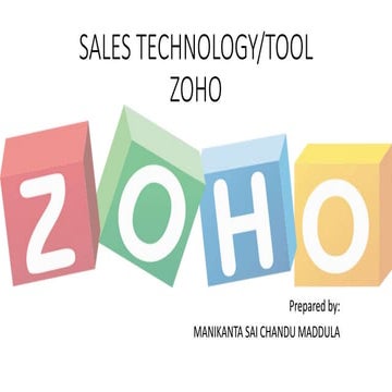 SALES TECHNOLOGY zoho.pptx