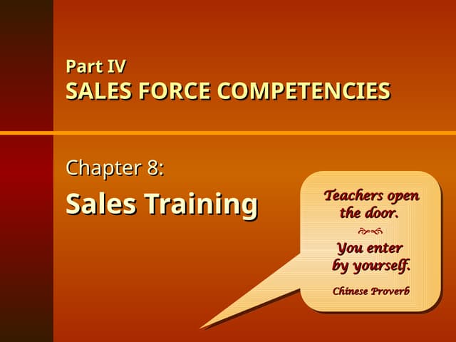 Sales Training | PPT
