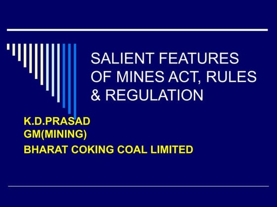 Mine accidents causes, prevention and control | PDF