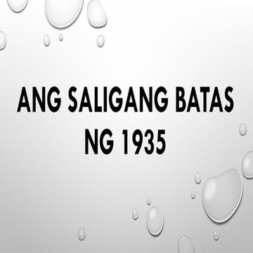 Ang Saligang Batas ng 1935.pptx ARALING PANLIPUNAN 6 | PPTX