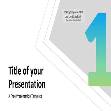 Salinan dari gradient numbers template – by presentation go | PPTX ...