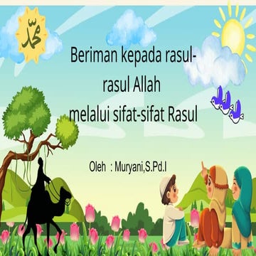 Salinan dari PPT Materi PAI kelas 4 Tentang Sifat-sifat Rasul.pptx