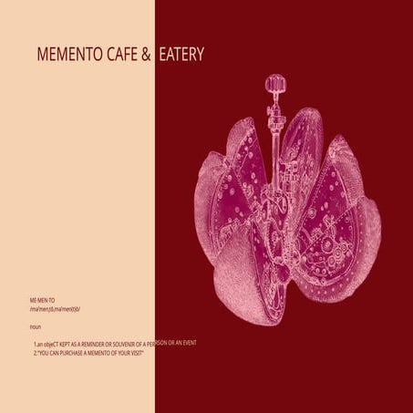 Memento mori cafe and eatery vernacular concept | PPTX