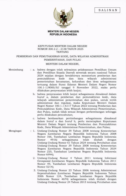 Perpres nomor 79 tahun 2020 | PDF