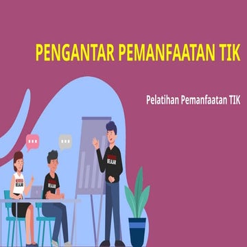 Salinan Pengantar Pemanfaatan TIK dalam pembelajaran | PPTX