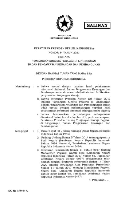 Se Sekda Nomor 14 Tahun 2023 Pdf