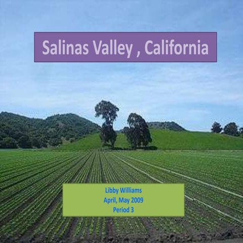Salinas Valley, California | PPTX