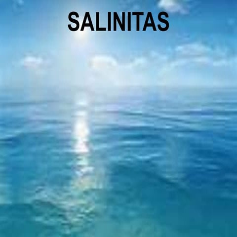 Salinitas | PPTX