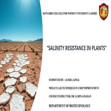 SALINITY RESISTANCE in plants PRESENTATION.pptx