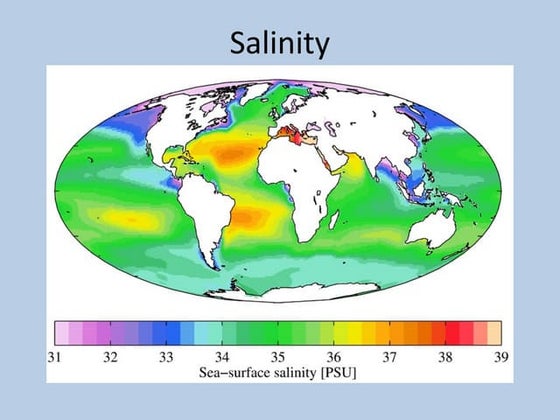 Salinity and it's distribution | PPT