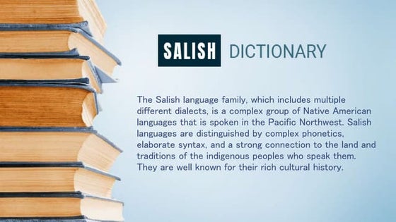 Salish Dictionary | PPTX