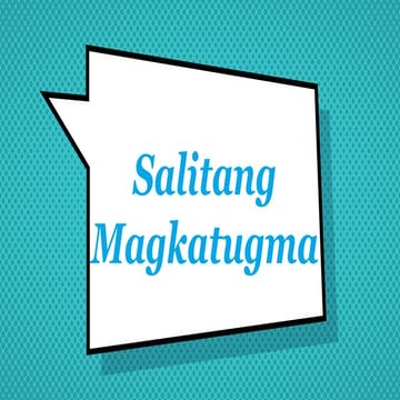 Salitang Magkatugma na may 1-2 pantig.pptx