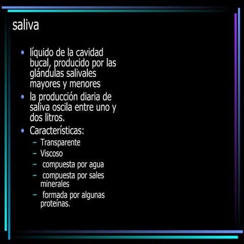 Saliva 2 | PPT