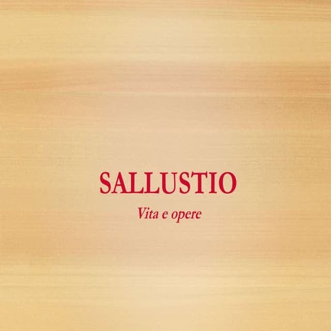 Sallustio | PPTX