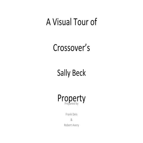 Sally beck master tour | PPT