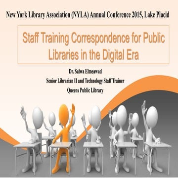 Staff Training Correspondence for Public Libraries in the Digital Era ...