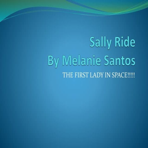 Sally Ride | PPT