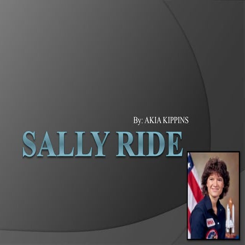 Sally ride | PPTX
