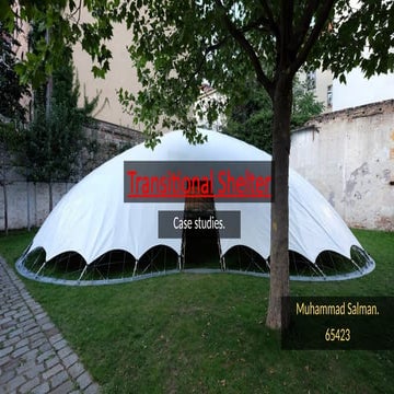 Transitional Shelter temporary housing solution provided for people ...