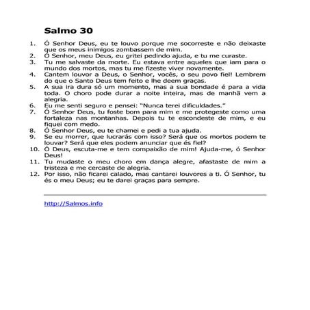 Salmo 30 | PDF
