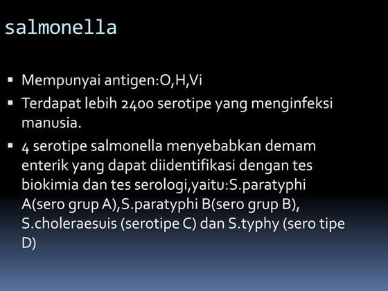 Salmonellosis pada hewan besar sapi babi dan kuda | PPTX