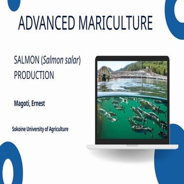 Mariculture-salmon fish farming and status.pptx