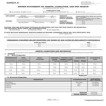 2015 saln form | DOC
