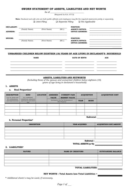 2015 saln form | DOC