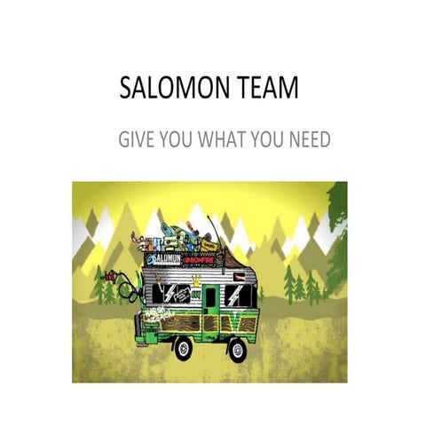 Salomon team1 | PPT