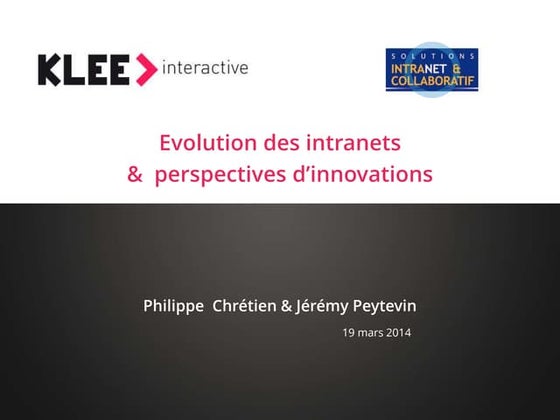 Klee Interactive presentations