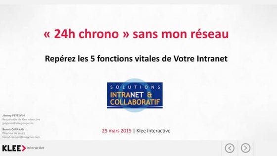 Klee Interactive presentations