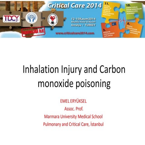 Inhalational burns injury | PPTX