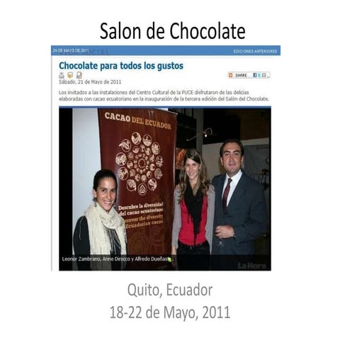 Salon de chocolate | PPTX