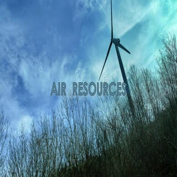 ppt on air resources | PDF