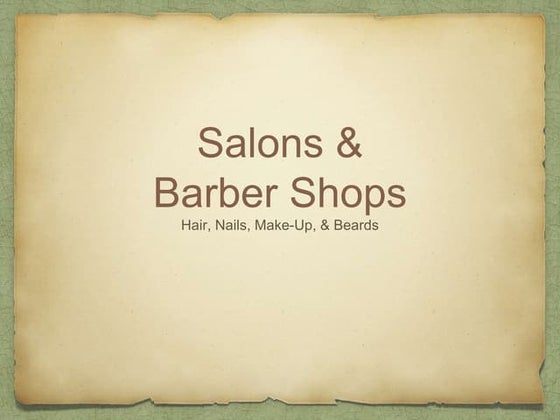 Introduction to Beauty salon | PPT | Nail Care | Beauty