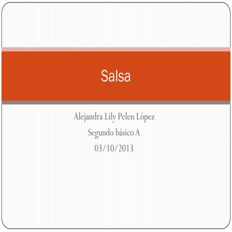 Salsa | PPTX