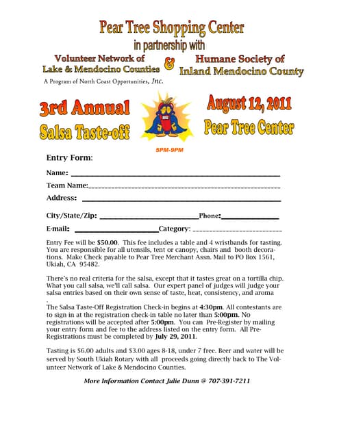 Registration Form For Dance | PDF