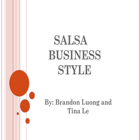Salsa Business Style | PPT