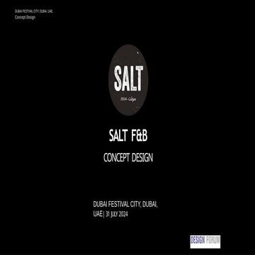 SALT’s brand identity and the lively waterfront context of Dubai ...