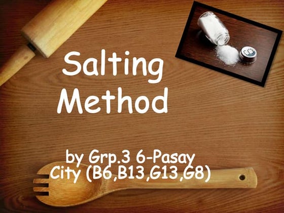 Salting | PPT