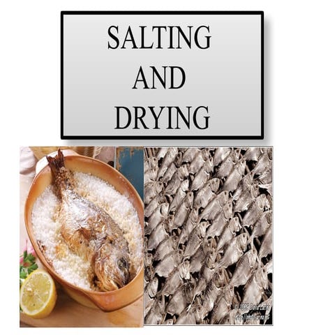 SALTING AND DRYING IN FISH PRESERVATION | PPTX